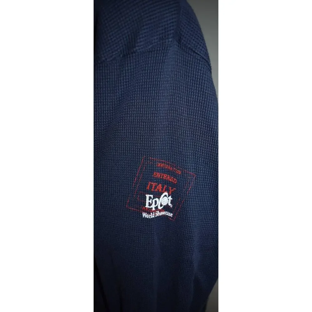 Disney | Shirts | Walt Disney World Italy Epcot Thermal Hoodie | Poshmark